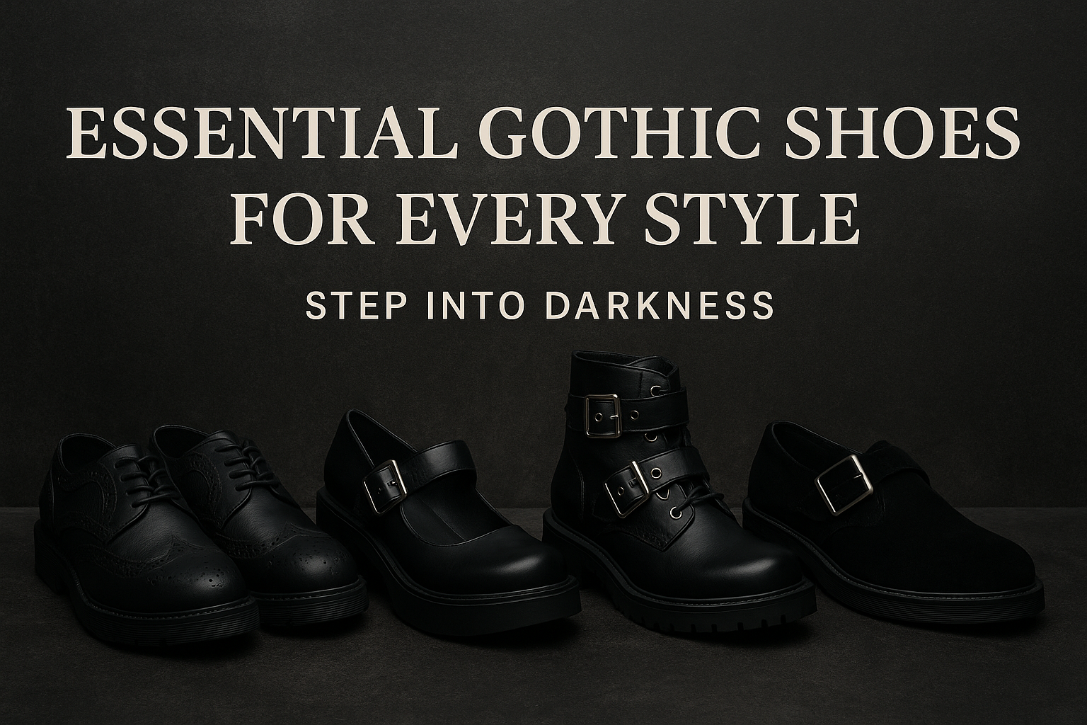 Essential Gothic Shoes for Every Style: Step into Darkness