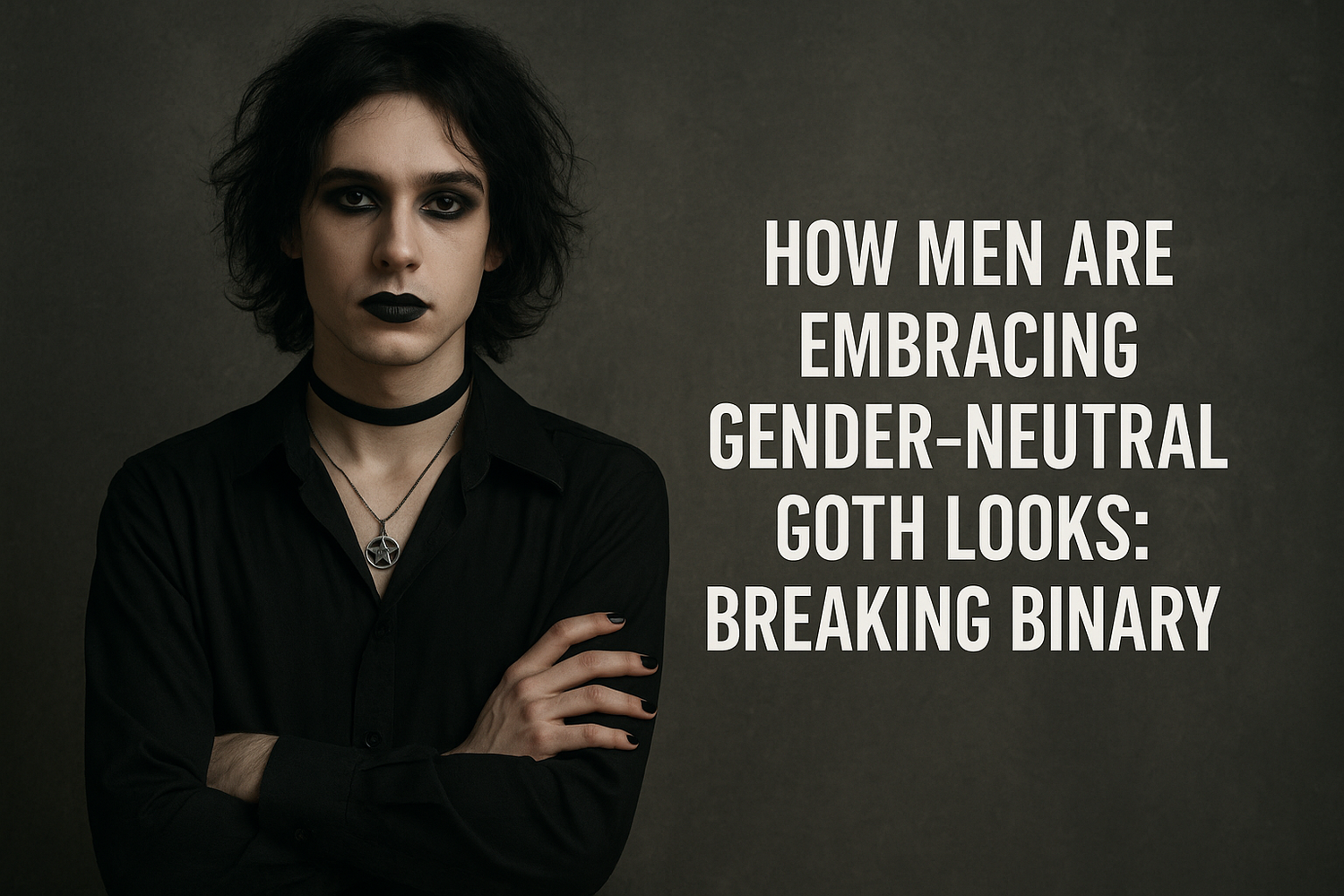 How Men Are Embracing Gender-Neutral Goth Looks: Breaking Binary