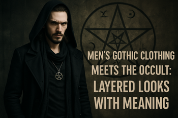 Mens Gothic Clothing Meets the Occult: Layered Looks with Meaning