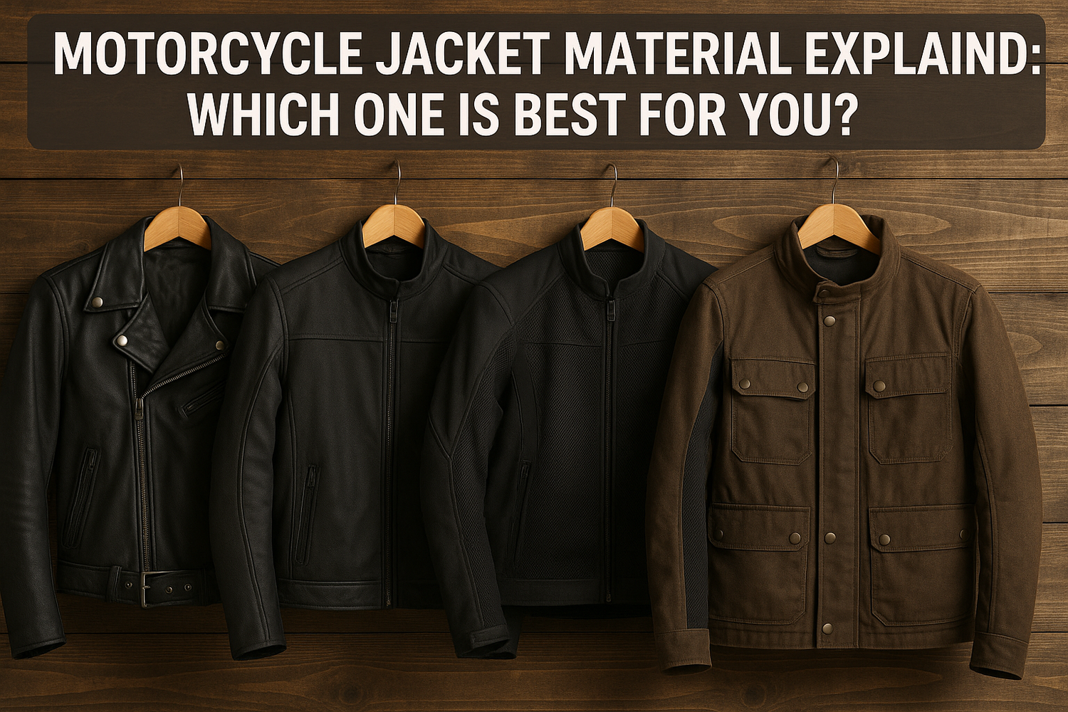 Motorcycle Jacket Materials Explained: Which One is Best for You?