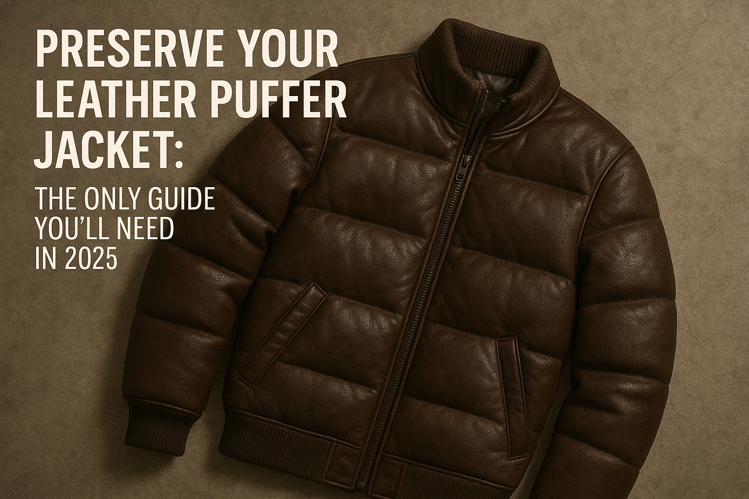 Preserve Your Leather Puffer Jacket: The Only Guide You’ll Need in 202