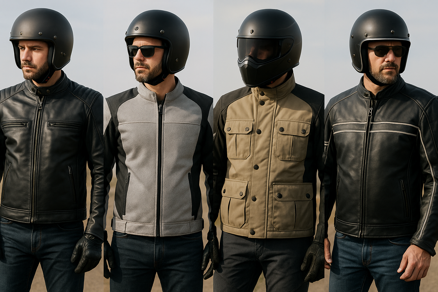 Types of Motorcycle Jackets: Leather, Mesh, Textile & Cruiser Styles f