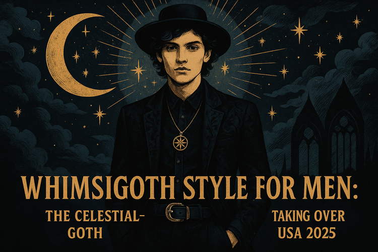 Whimsigoth Style for Men: The Celestial-Goth Fusion Taking Over USA 20
