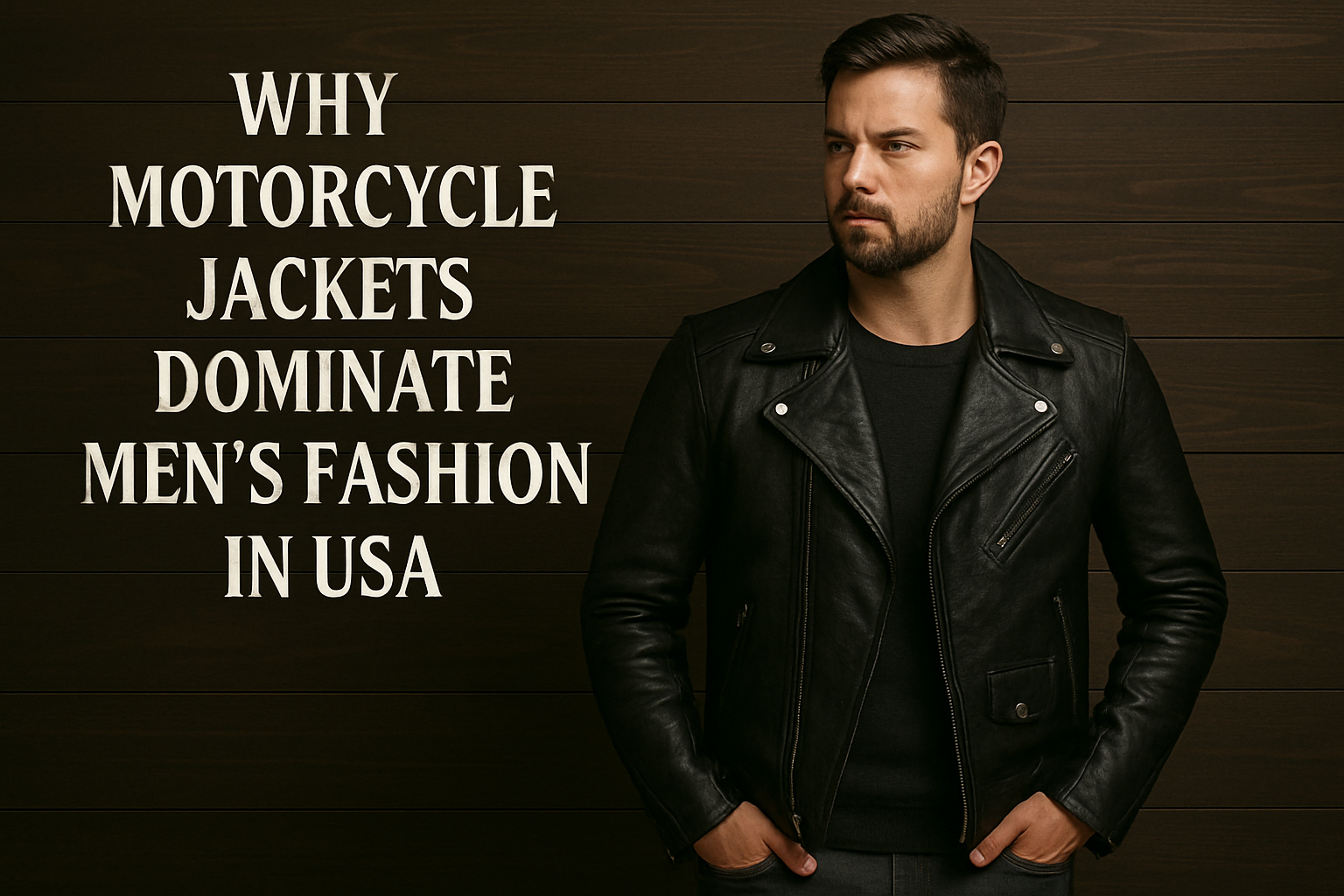 Why Motorcycle Jackets Dominate Men’s Fashion in USA