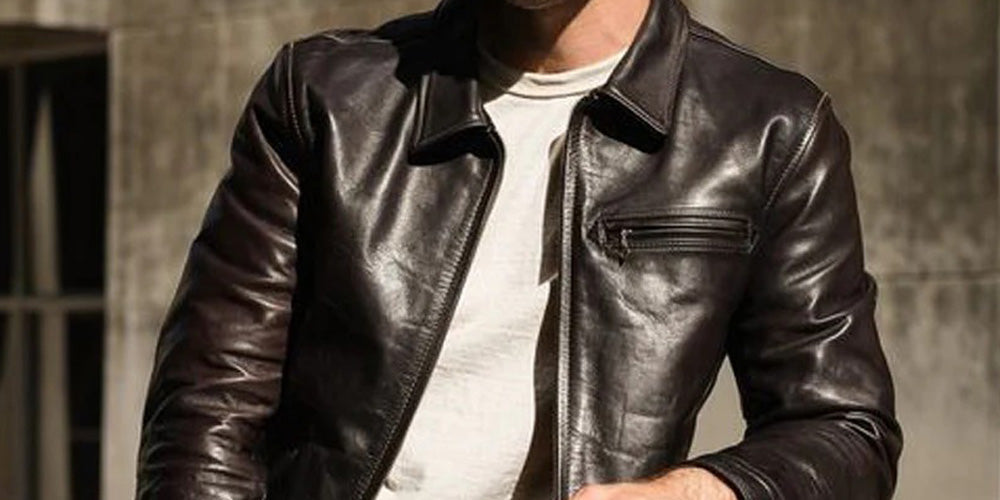 Black Rivet Leather Jacket – Ultimate Style & Durability