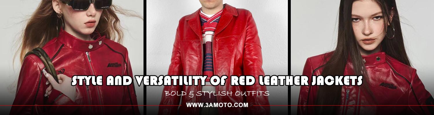 Style and Versatility of Red Leather Jackets 2024