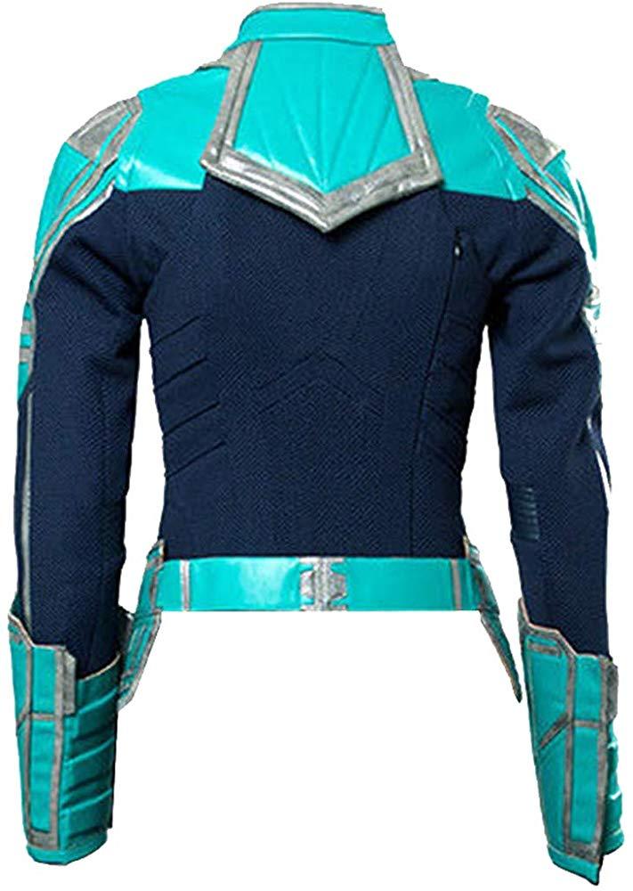 Captain Marvel Green Faux Leather Jacket | Buy Mens Jacket Online