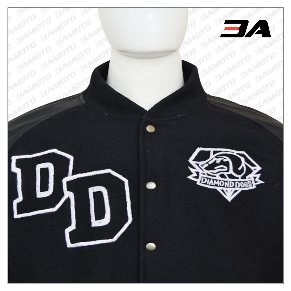 Diamond Dogs Big Boss Black Varsity Jacket - Buy Letterman Jacket