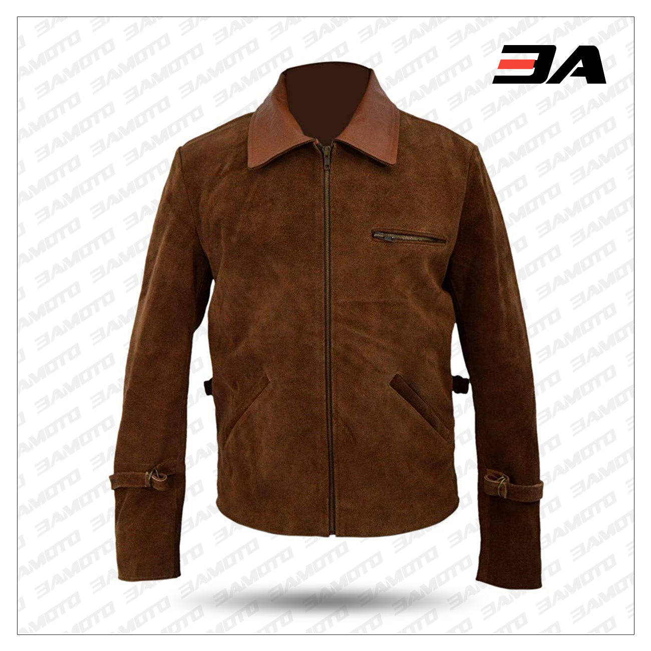Max Vatan Allied Jacket - Brad Pitt Jacket - Brown Jacket