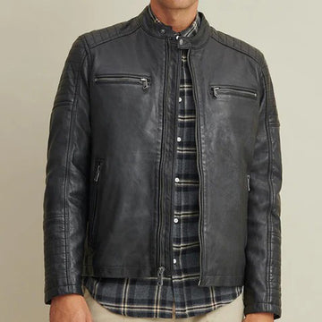 Bill Goldberg WWE Harley Davidson Classic Motorcycle Leather Jacket