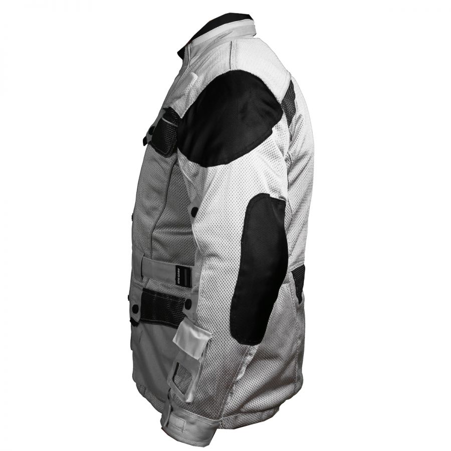 Silver Cool Rider Motorcycle Mesh Jacket - Shop at Best Price