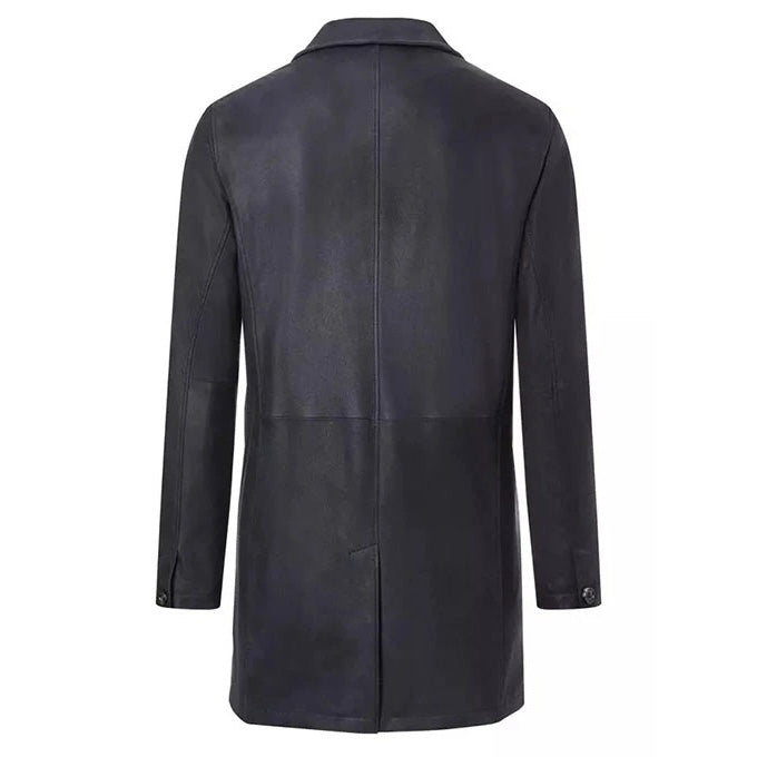 Cara Leather Trench Coat | Buy Leather Coat for Men