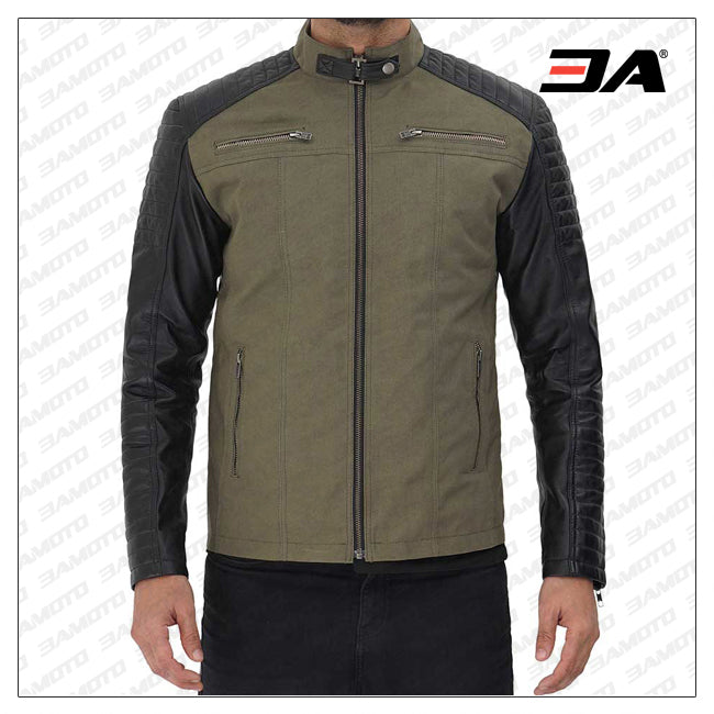 Darrell Green and Black Cafe Racer Jacket